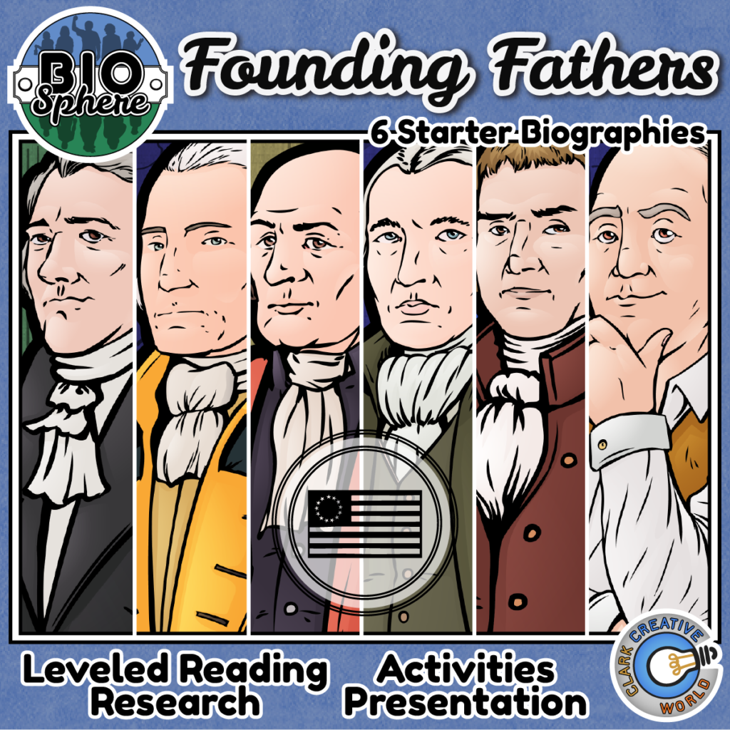 Founding Fathers Biography Bundle - Clark Creative Education