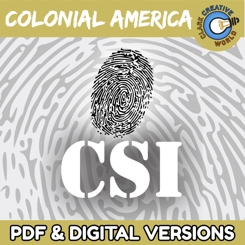 CSI - Colonial American History Bundle - Clark Creative Education