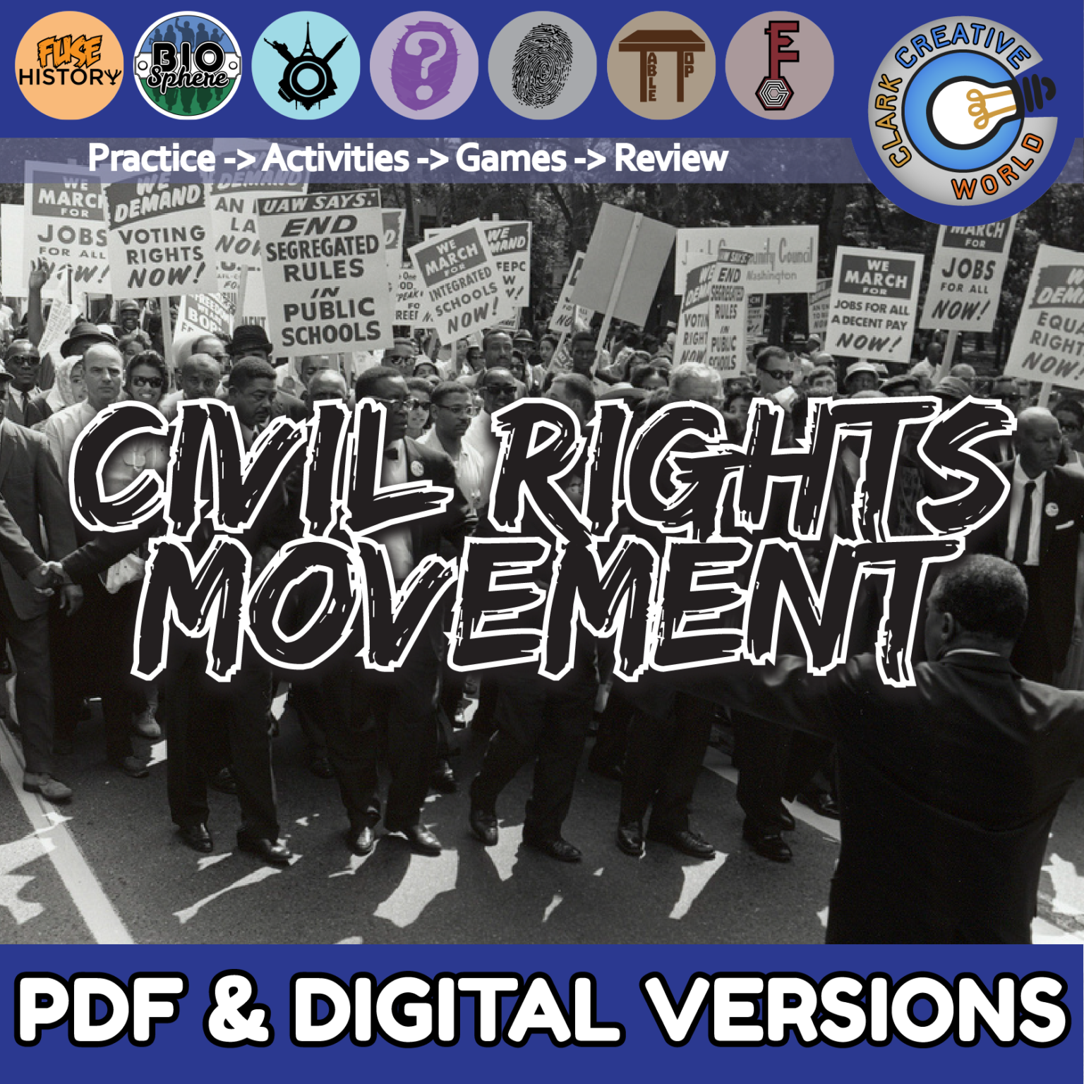 Civil Rights Movement Unit Bundle - Clark Creative Education