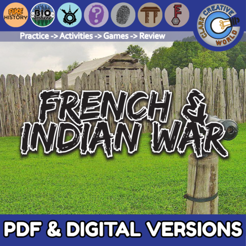 French and Indian War Unit Bundle - Clark Creative Education