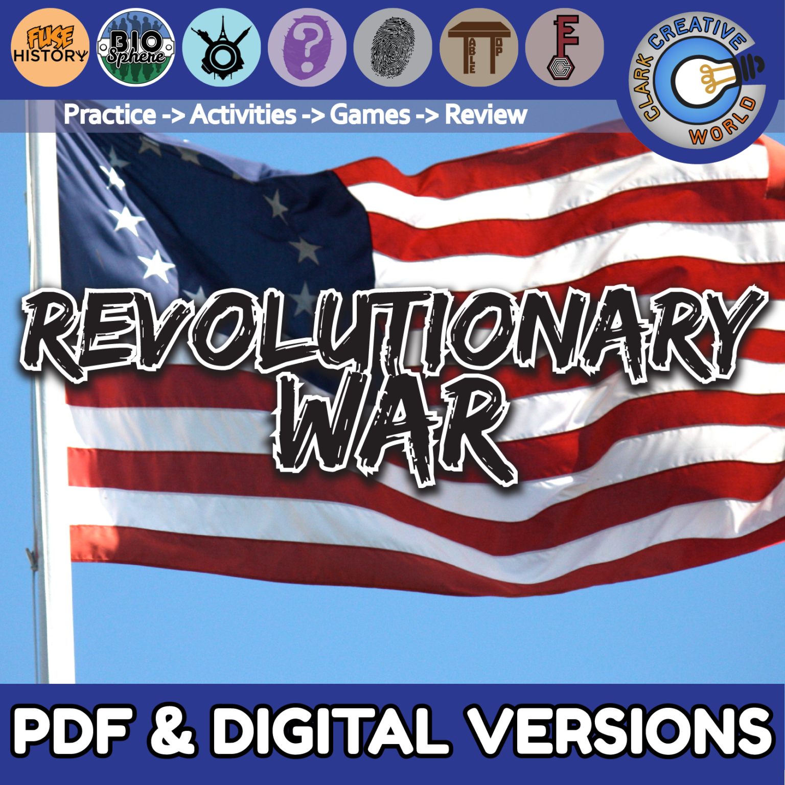 Revolutionary War Unit Bundle - Clark Creative Education