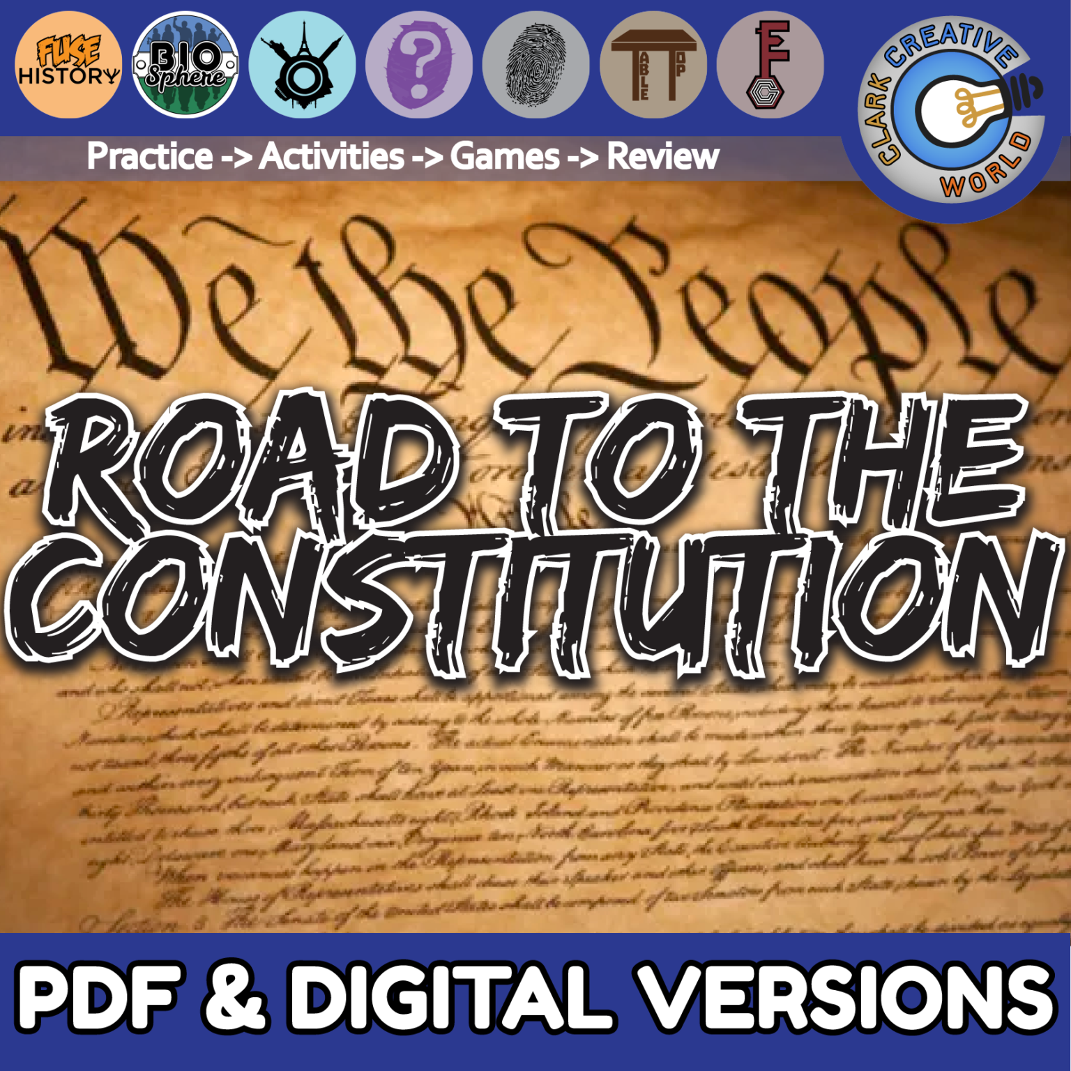 Road to the Constitution Unit Bundle - Clark Creative Education
