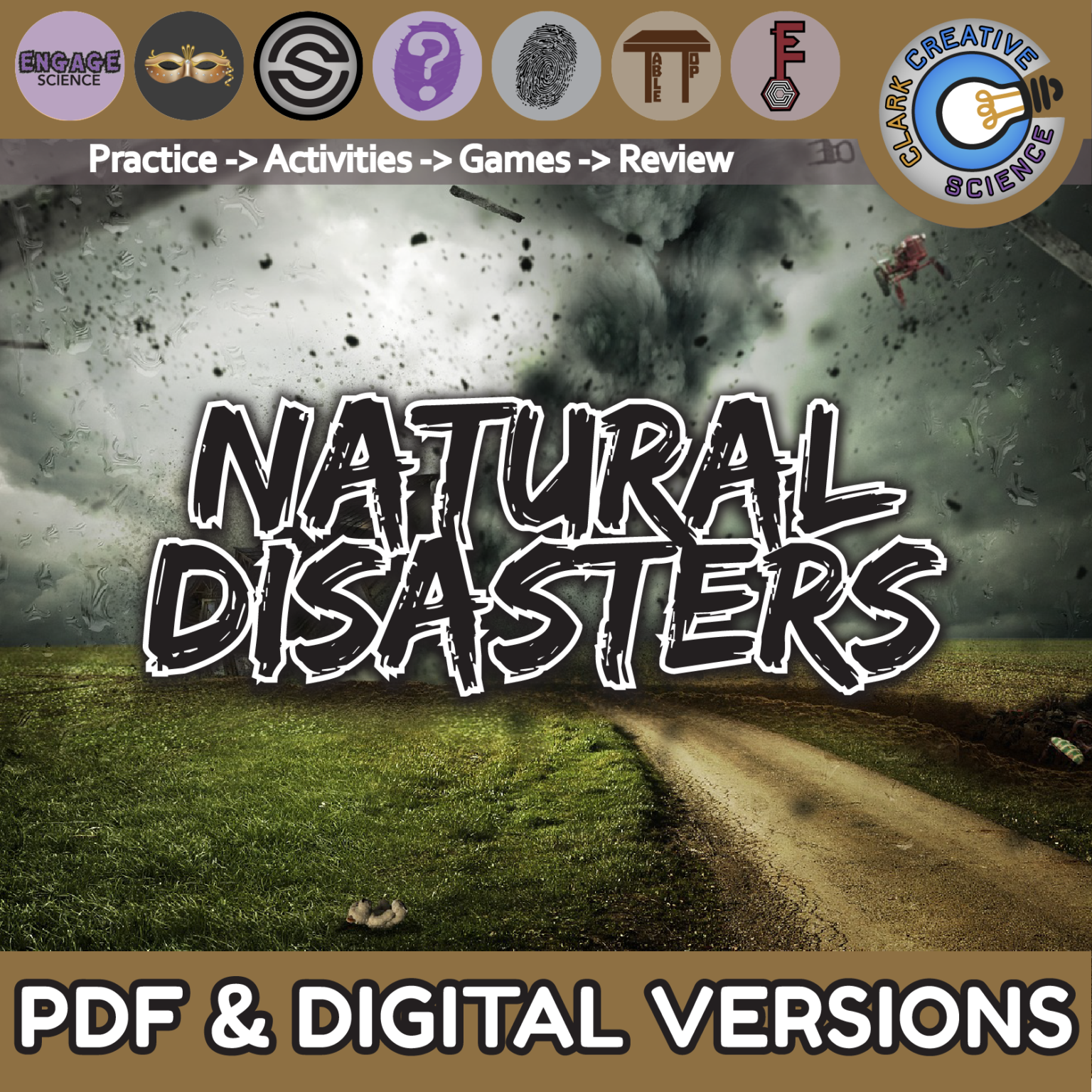 Natural Disasters Unit Bundle - Clark Creative Education