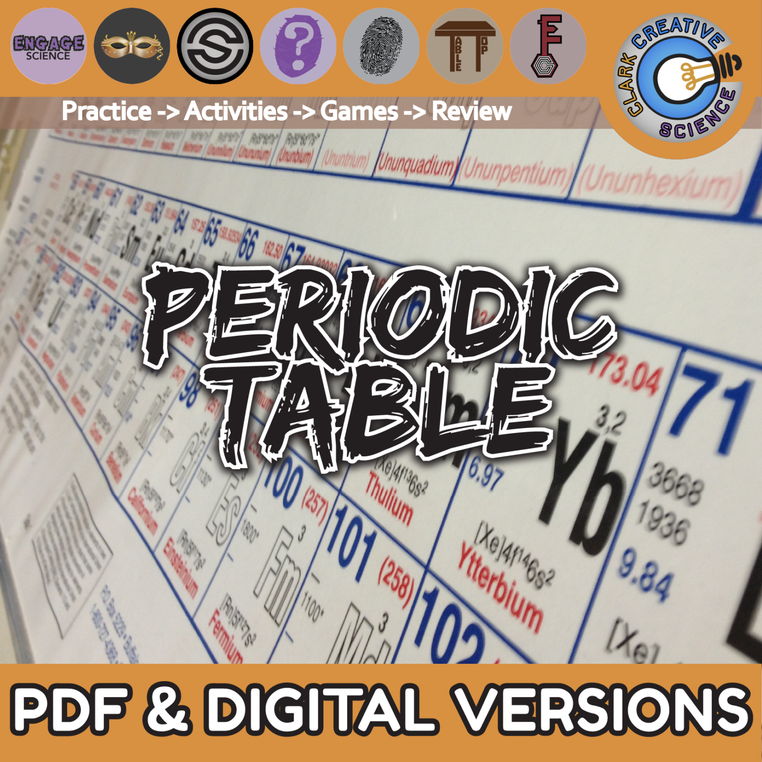 Periodic Table Unit Bundle - Clark Creative Education