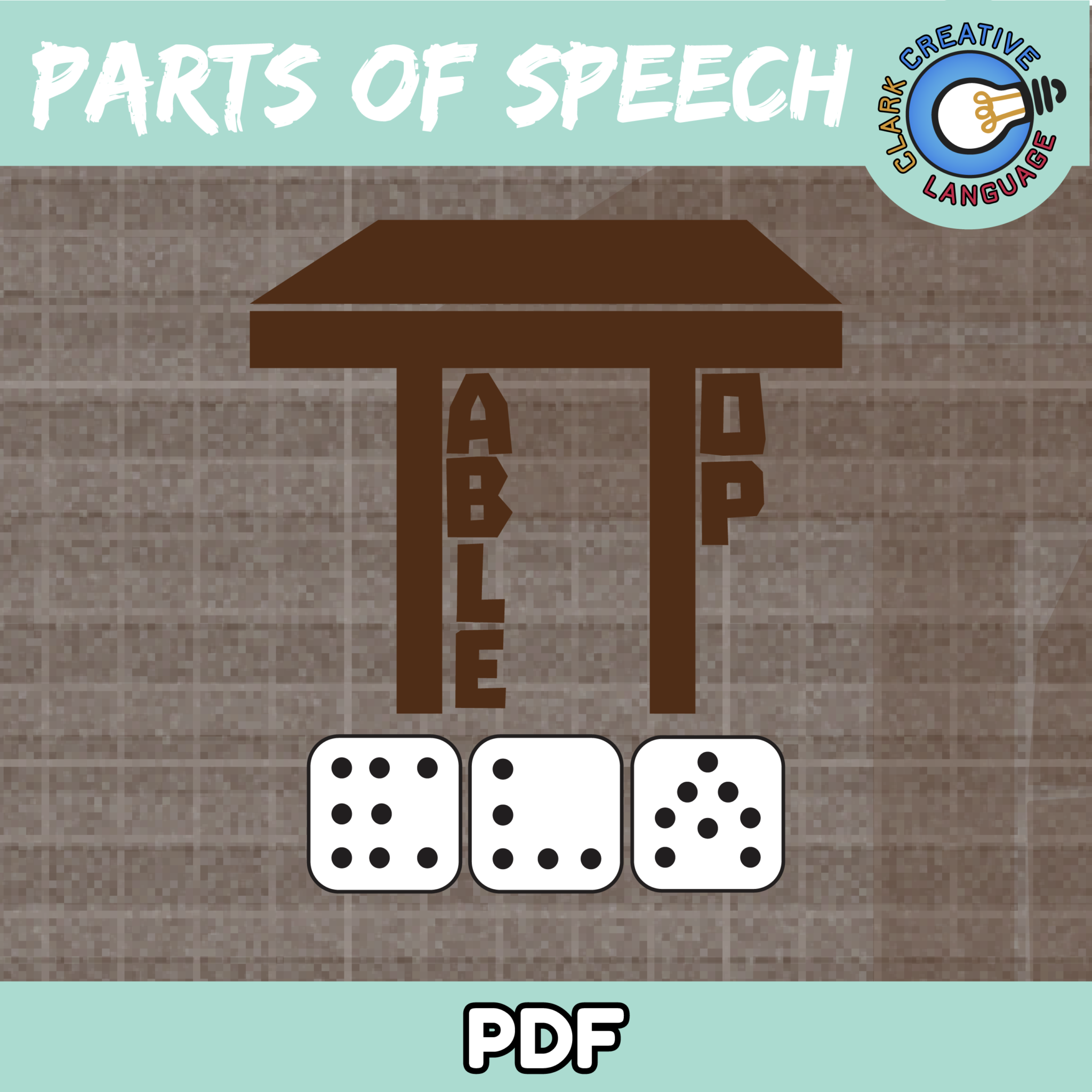 TableTop - Parts of Speech Bundle - Clark Creative Education