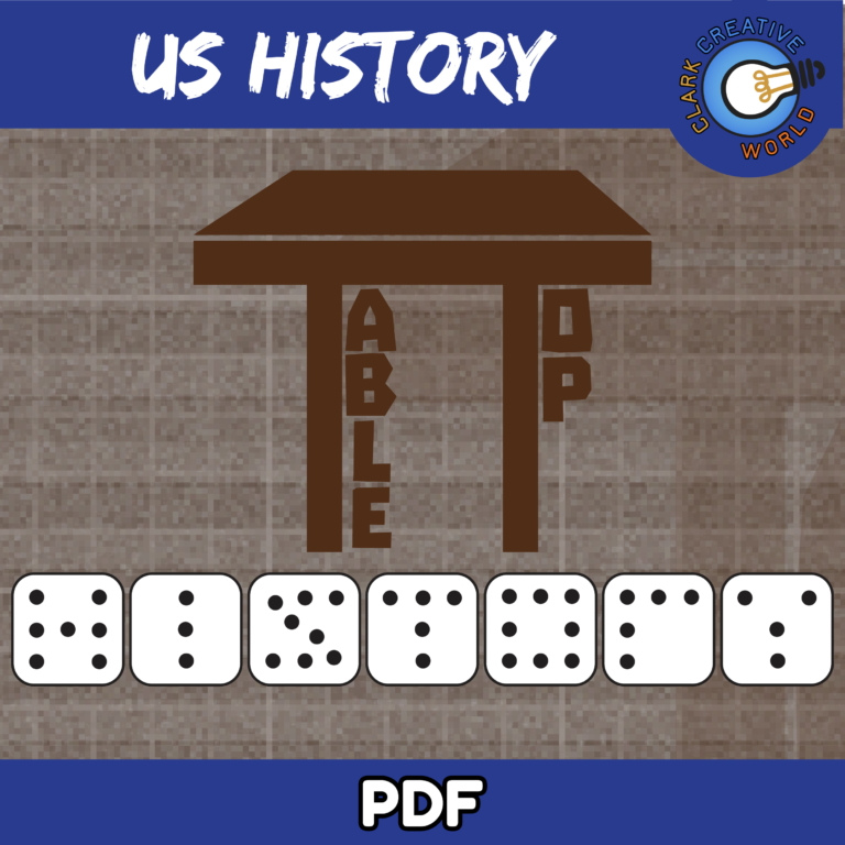 TableTop - US History Bundle - Clark Creative Education