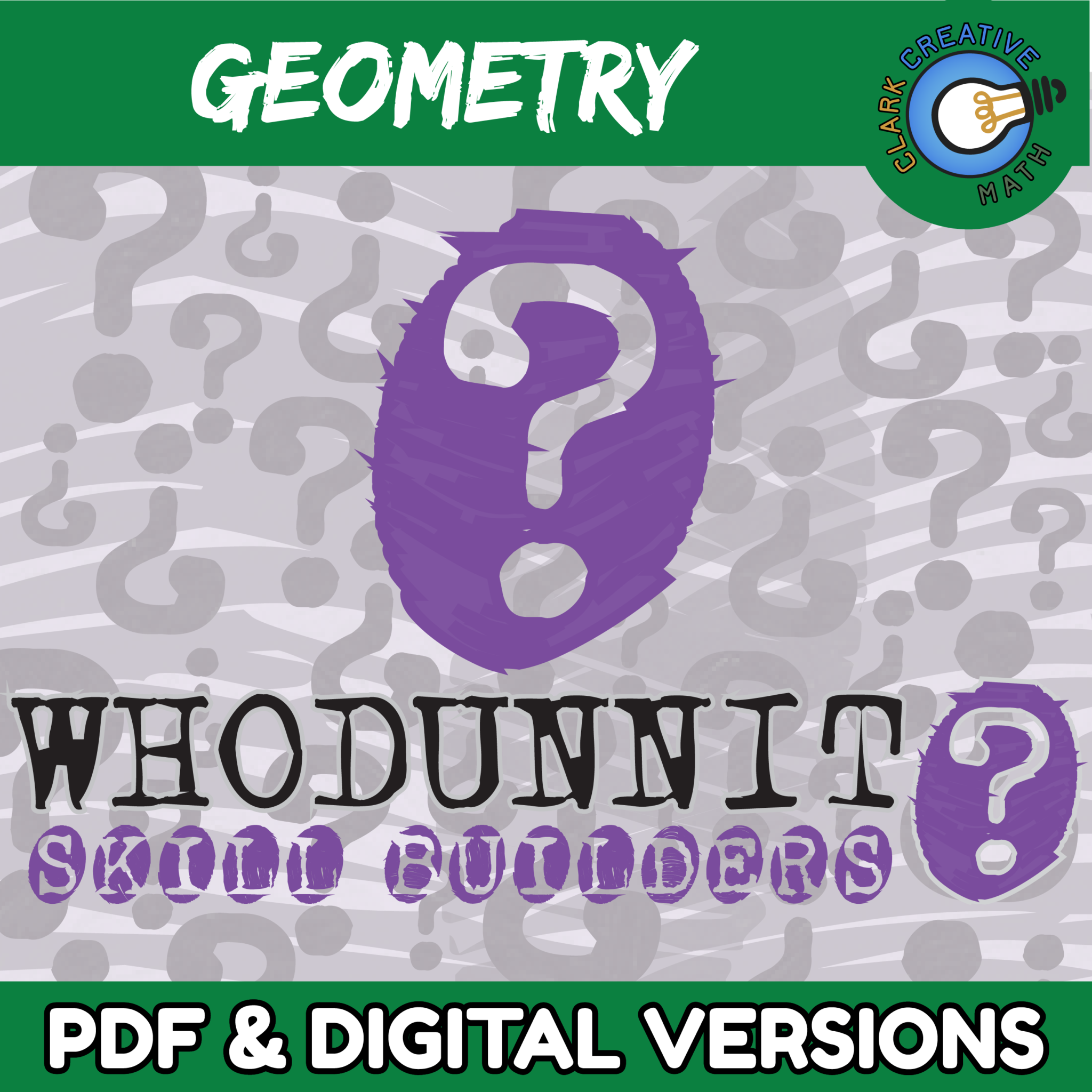 Whodunnit - Geometry Bundle - Clark Creative Education