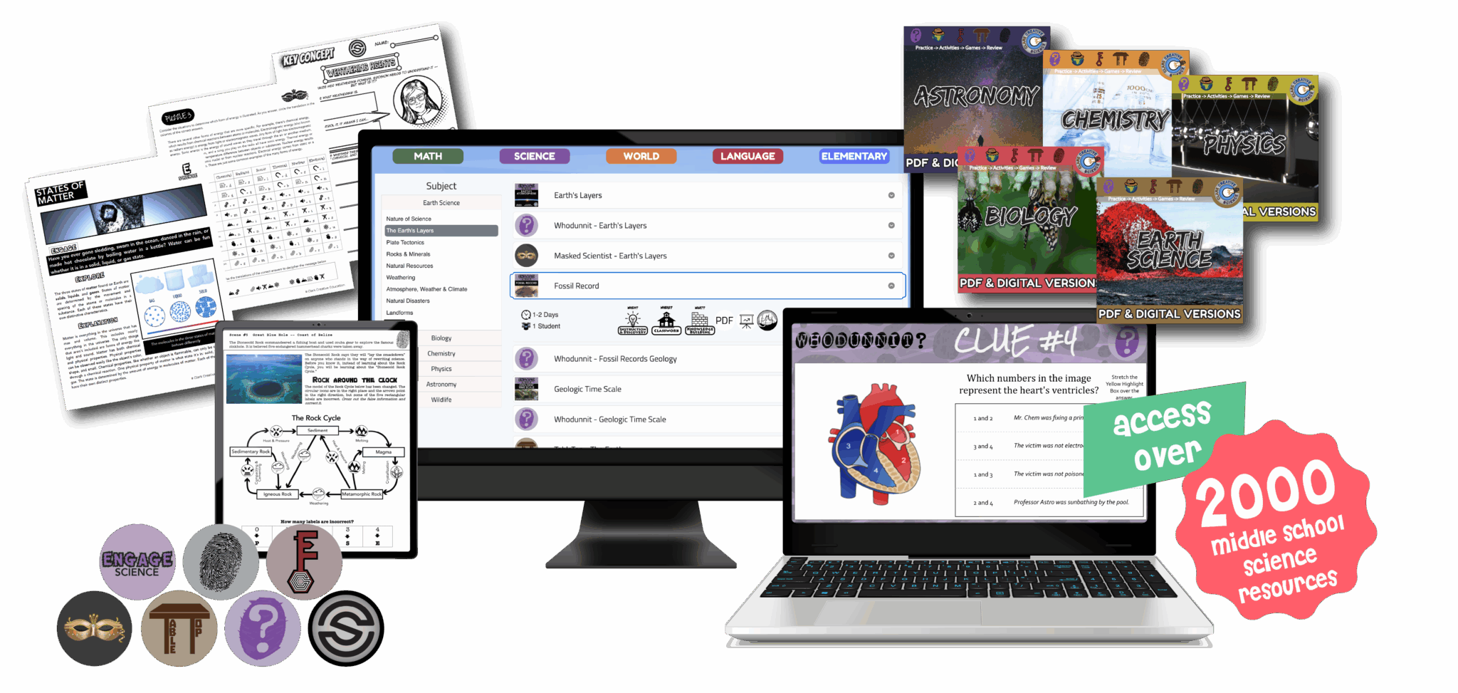 Creative Middle School Science Vault - Clark Creative Education