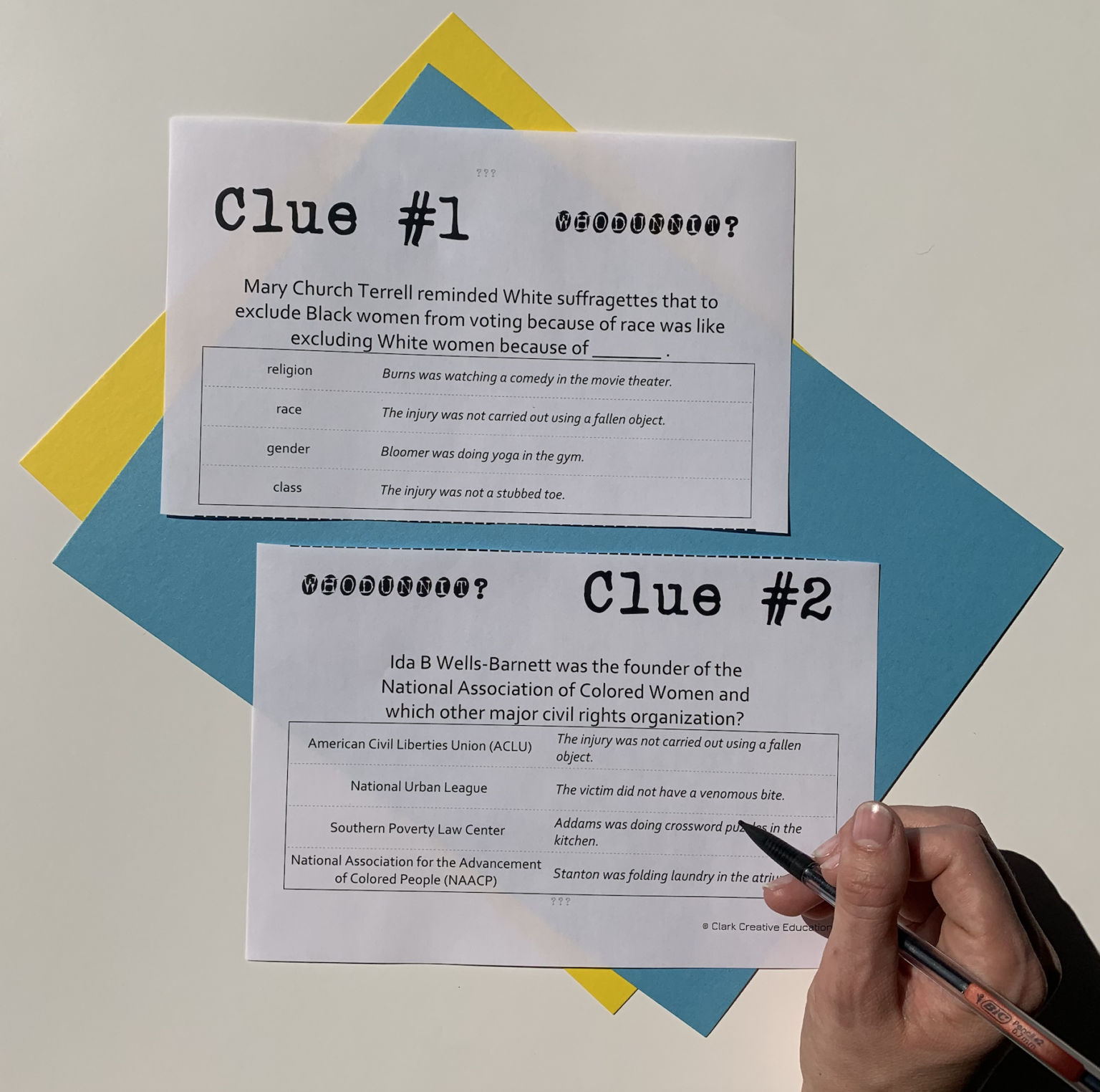 Whodunnit Social Studies Activities: Solve History Mysteries - Clark ...