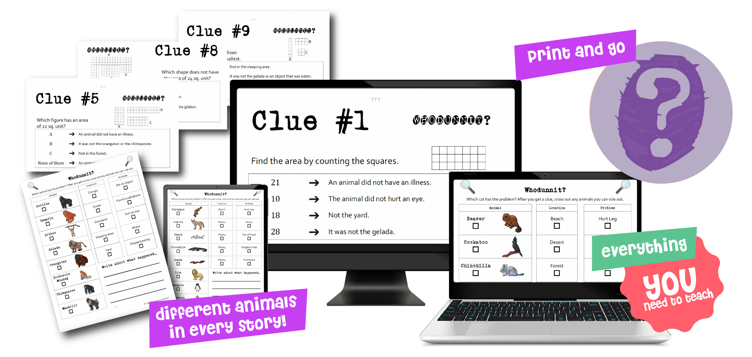 Solve Math Mysteries with Whodunnit Jr! - Clark Creative Education