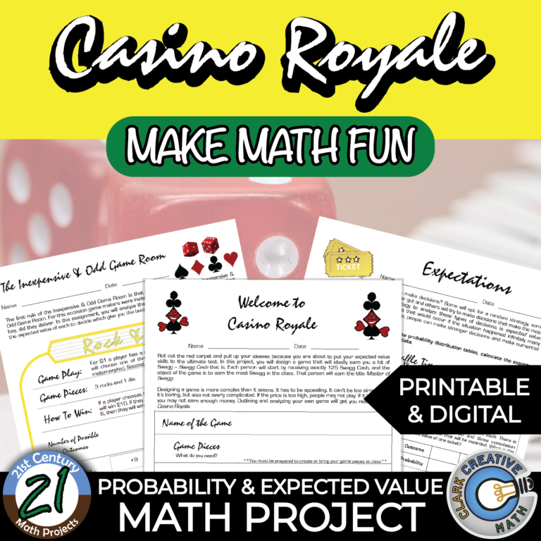Statistics & Probability Projects for High School | Real World Data ...