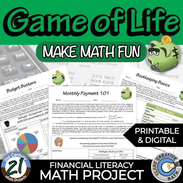 Middle School Math Projects | Real World 6th, 7th & 8th Grade PBL Ideas ...