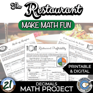 Middle School Math Projects | Real World 6th, 7th & 8th Grade PBL Ideas ...