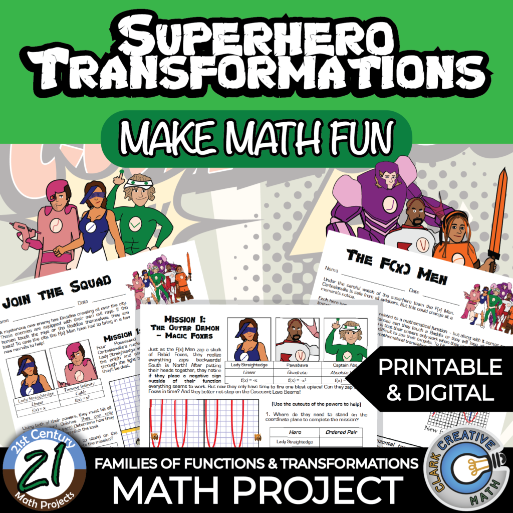 Algebra 2 & Precalculus Projects | Advanced Real World Math Ideas ...