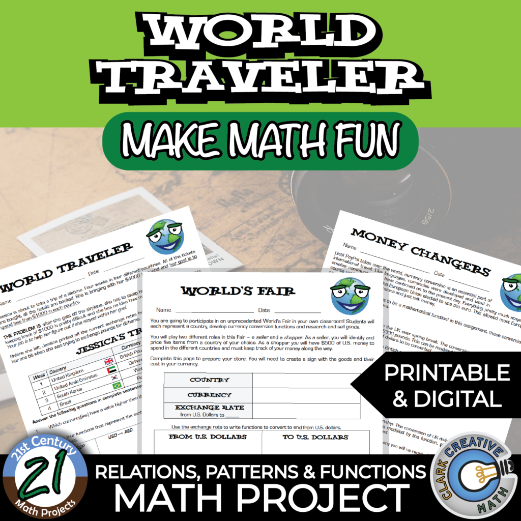 Middle School Math Projects | Real World 6th, 7th & 8th Grade PBL Ideas ...